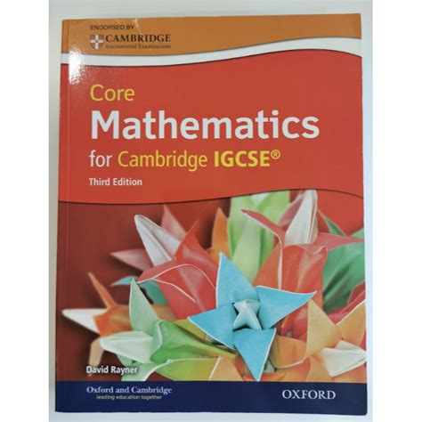 Core Mathematics For Cambridge Igcse Third Edition Shopee Malaysia