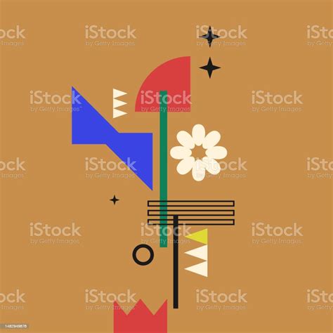 다양한 모양의 현대 기하학적 구성 디자인에 대한 일러스트레이션 추세 차트의 추상적 배경입니다 0명에 대한 스톡 벡터 아트 및 기타 이미지 Istock