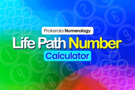 Life Path Number Calculator Numerology