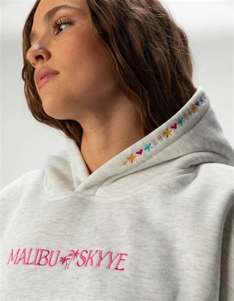 Malibu Skyye Costa Rica Womens Hoodie Heather Gray Tillys