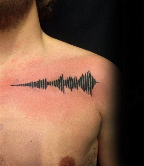 30 Soundwave Tattoo Designs For Men Acoustic Ink Ideas Wave Tattoo
