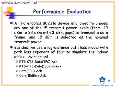 Ppt Adaptive Transmit Power Control In Ieee 802 11a Wireless Lans Powerpoint Presentation Id