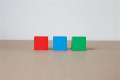 Premium Photo Wooden Cube Stacked