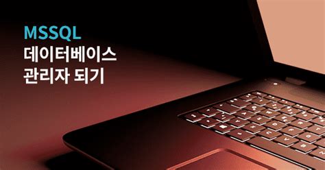신입 데이터베이스 관리자가 되는 실무 로드맵 MSSQL 로드맵 인프런