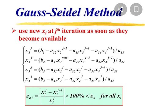 Gauss Seidel And Jacobi Method For Mathematic Series Facebook