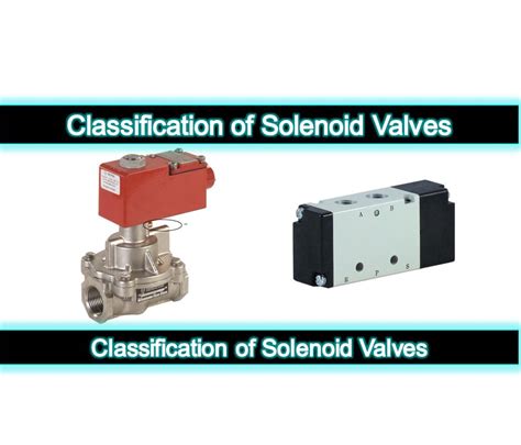 Classification Of Solenoid Valves The Instrument Guru