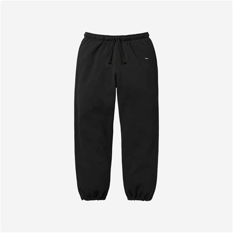 슈프림 스몰 박스 드로우코드 스웨트팬츠 블랙 23fw Supreme Kream