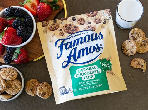 New Famous Amos® Oatmeal Chocolate Chip Cookies Are Here And On Sale At