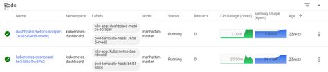How Kubernetes Dashboard Calculates The Pod Utilization · Issue 4602