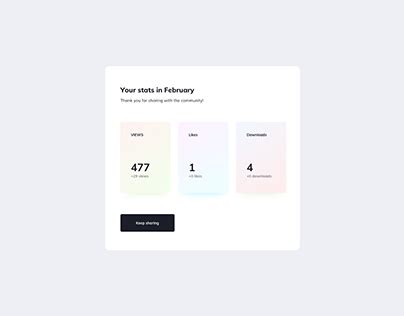 Stats Ui Projects Photos Videos Logos Illustrations And Branding Behance