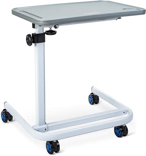 Oasisspace Overbed Table Hospital Bed Table With Holder