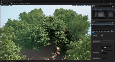 Nanite Works On Placed Actors Middle But Does This When Placed With The Foliage Tool Or Pcg
