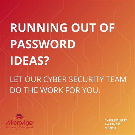 Microage On Linkedin Cybersecurity Awareness Month Tip 7 Password Problems Weve Got You…