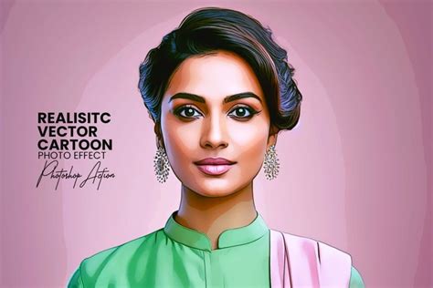 Realistic Vector Cartoon