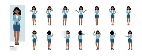 사업가의 큰 세트는 파란색 양복 캐릭터 벡터 디자인을 착용합니다 사무실 계획 사고 및 경제 분석 분야에서 일하는 인도 사람들 경영자에 대한 스톡 벡터 아트 및 기타 이미지