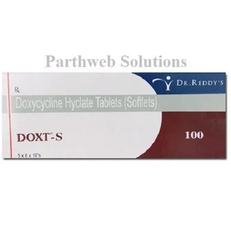 Doxt S Doxycycline Hyclate 100mg Tablets At ₹ 75 5 Box Kharadi Pune Id 7402568162