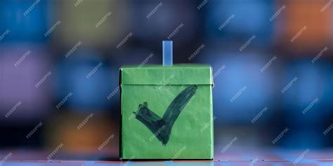Premium Photo The Symbolic Meaning Of A Green Checkmark In A Checkbox A Representation Of The