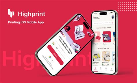 High Print Printing Ios Application Ui Behance