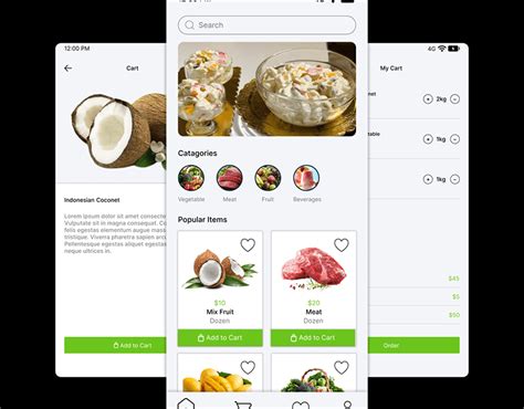 Greengrocer Mobile App UI Design On Behance