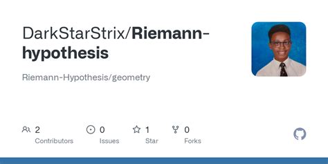 Github Darkstarstrixriemann Hypothesis Riemann Hypothesisgeometry