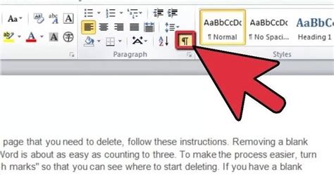 Word Blank Page Delete Back To ZP Babe
