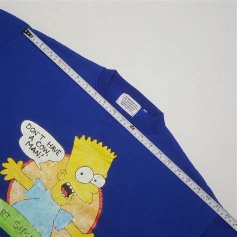 Vintage Bart Simpsom American Cartoon Sweatshirt Gem