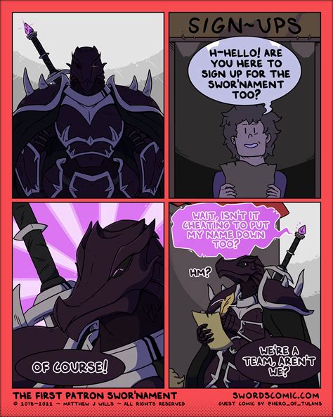 The First Patron Swornament ~ Tyvan R Swordscomic