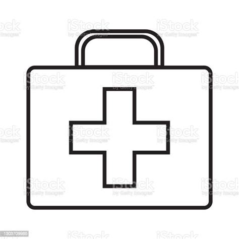 웹 앱과 모바일 컨셉을 위해 흰색 배경에 고립 된 트렌디 한 라인 스타일의 의사의 경우 간단한 의료 아이콘 벡터 일러스트레이션 0명에 대한 스톡 벡터 아트 및 기타 이미지