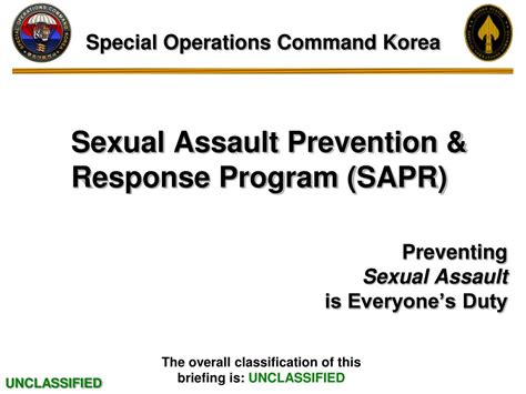 Ppt Sexual Assault Prevention And Response Program Sapr Powerpoint