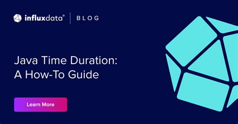 Java 时间持续时间操作指南 InfluxData InfluxDB 时序数据库