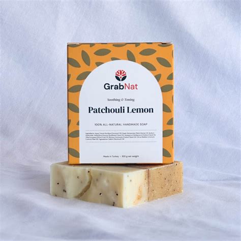Patchouli Lemon Natural Handmade Soap Grabnat