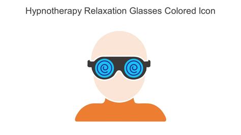 Hypnotherapy Relaxation Glasses Colored Icon In Powerpoint Pptx Png And
