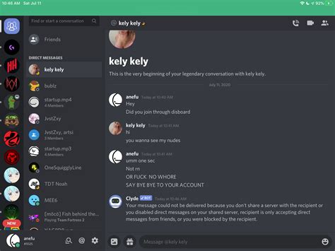 Reporting Discord