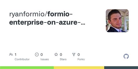 Github Ryanformio Formio Enterprise On Azure App Service