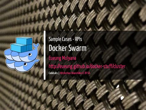 Rpi Swarm Cluster Speaker Deck