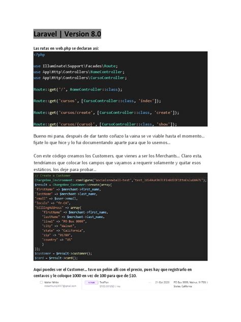 laravel version 8 pdf