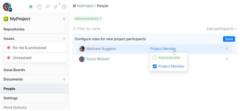 manage access to a project jetbrains space documentation