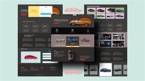 Car Buying And Selling Website Demo Video Web Design Project Using Htmlcssjs Youtube