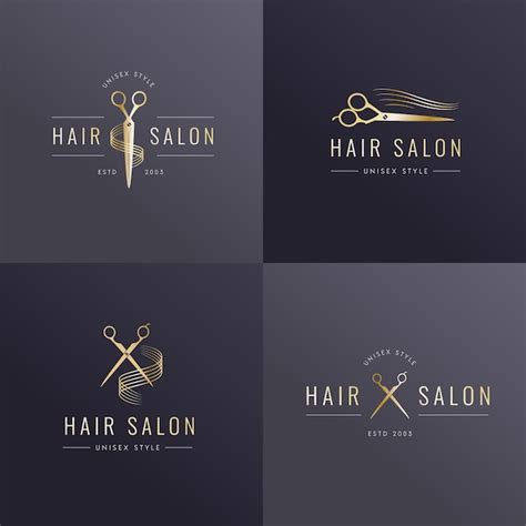 Unisex Beauty Salon Logo