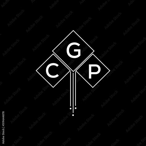 Cgp Letter Logo Design With White Background In Illustrator Cgp Vector Logo Modern Alphabet