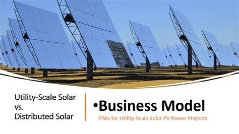 Utility Scale Solar Vs Distributed Solar Business Model For Utility Scale Projects Part 3