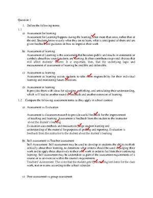 Assessment Assignment Memo Aphiwe Andriel Candlovu Babe No Module AED UNIQUE