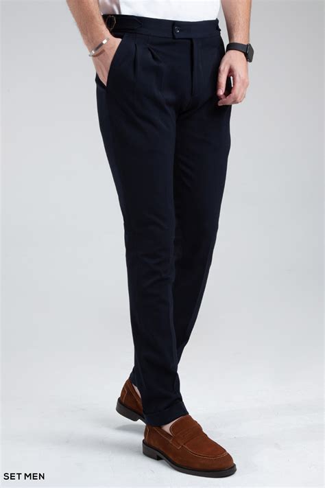 شلوار پارچه ای مردانه پیل دار پوشاک مردانه ست من