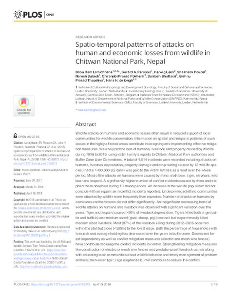 Pdf Spatio Temporal Patterns Of Attacks On Human And Economic Losses