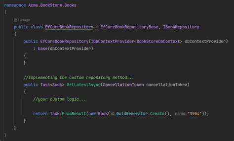 Customizing The Generated Code ABP Documentation