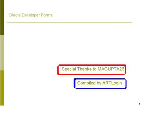 Pdf Oraformsf Oracle Forms 10g Dokumentips