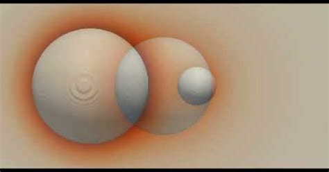 two simulations of droplets merging okinawa institute of science and