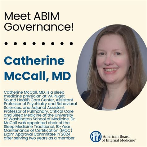 Catherine Mccall Md Was Recently Appointed Chair Of The Sleep Medicine