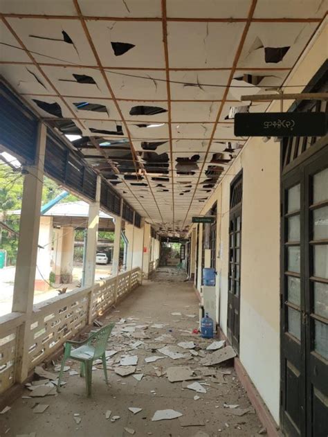 ဘီးလင်းမြို့နယ် ထွေအုပ်ရုံးကို Knu Pdf က ဒရုန်းဗုံး ပစ်ချတိုက်ခိုက