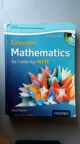 Extended Mathematics For Cambridge Igcse Third Edition Mercadolibre